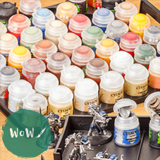 GAMES WORKSHOP Citadel Model Paints -REDUCED TO CLEAR – WoW Art Supplies