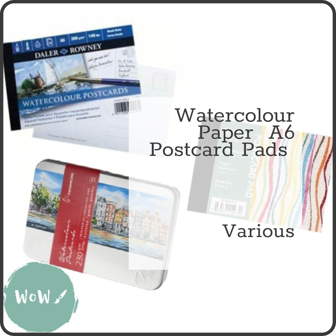 POSTCARD PADS - Various Surfaces – WoW Art Supplies