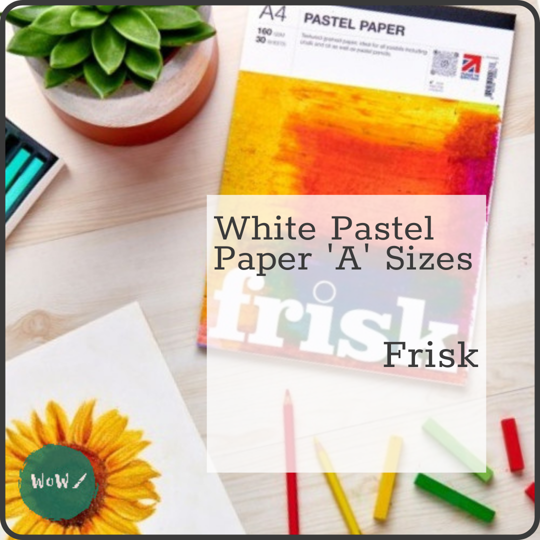 Frisk Pastel Paper Pads White A Sizes – WoW Art Supplies