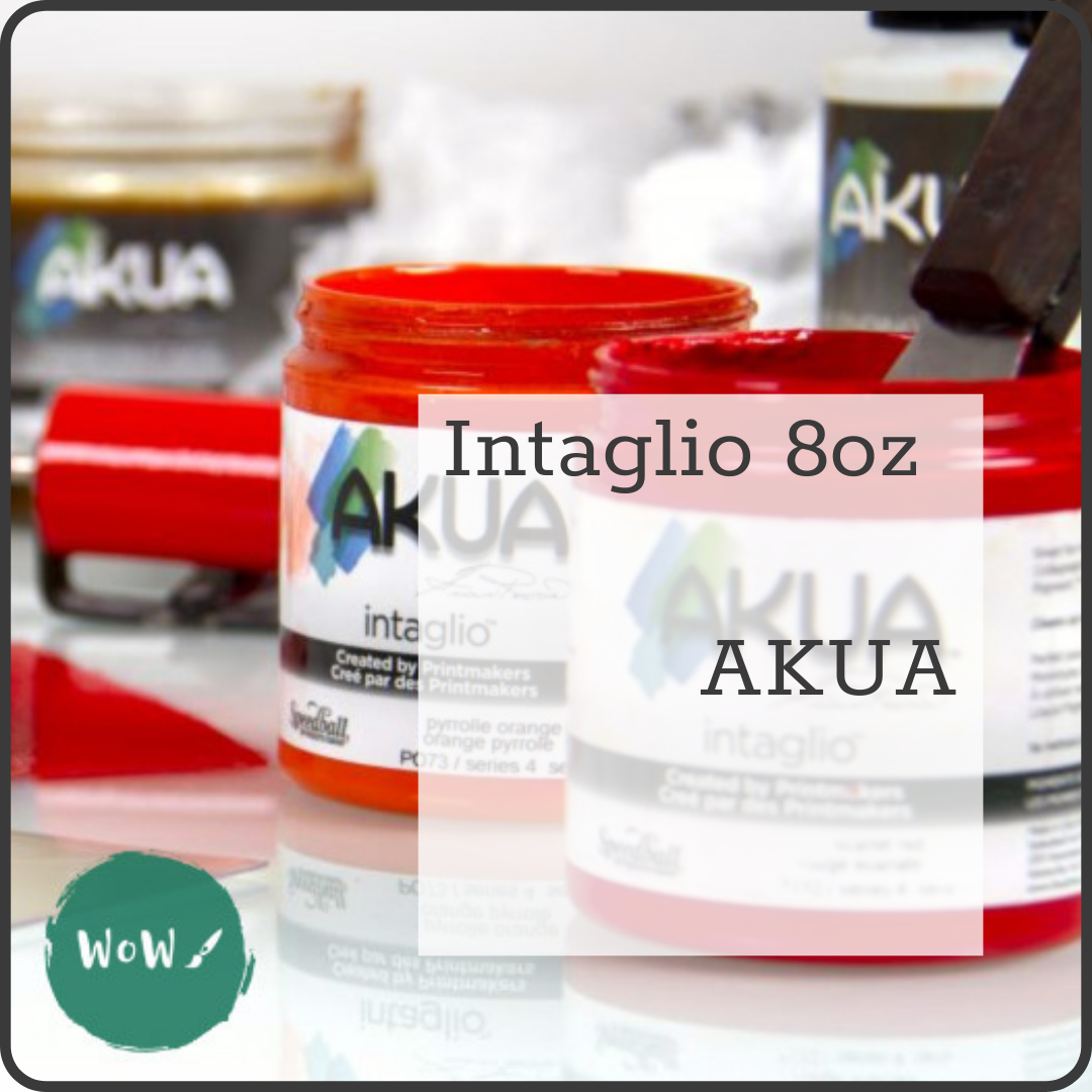 Akua Intaglio Printmaking Ink 250ml (8oz) – WoW Art Supplies