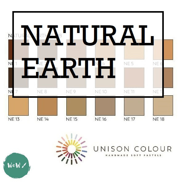 ARTISTS SOFT PASTELS - Unison Colour Handmade - SINGLES - NATURAL EART ...