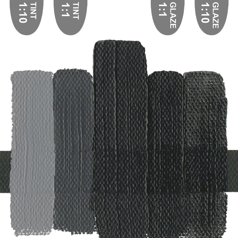 ARTISTS ACRYLIC PAINT - Golden HEAVY BODY - 473ml POT Carbon Black I ...