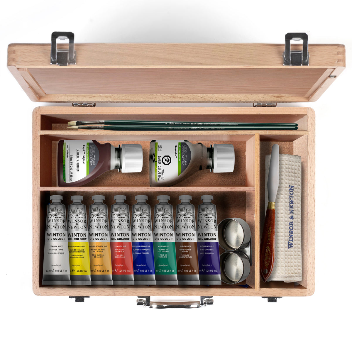 Oil Paint Set- Winsor & Newton - WINTON - 15 Piece (8 Assorted 37ml Tu ...