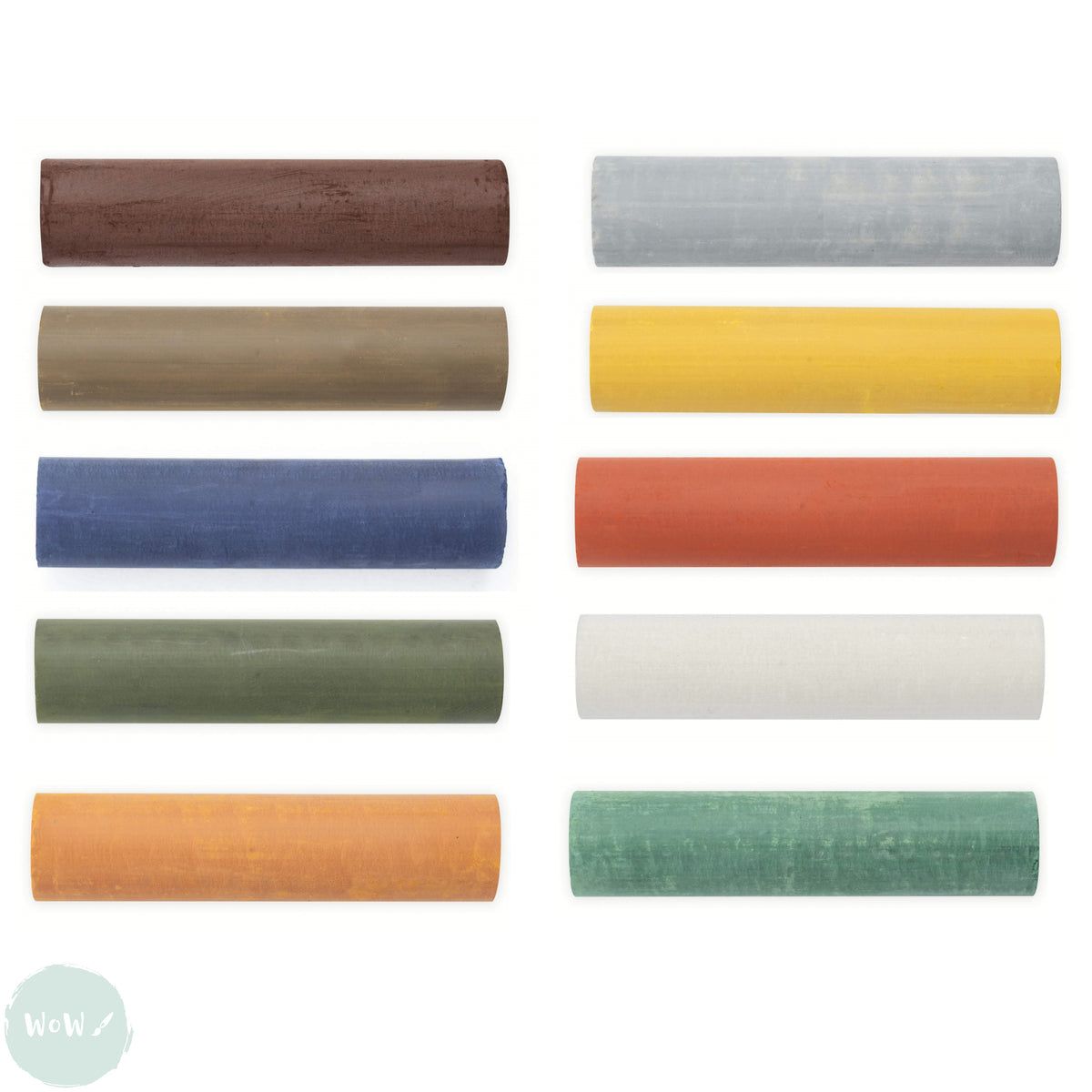 COMPRESSED SKETCHING STICKS - CRETACOLOUR - Art Chunky - 12 Assorted C ...