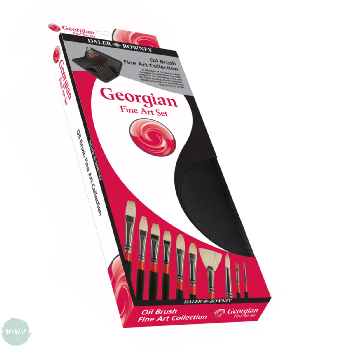 BRUSH SET - Daler Rowney - GEORGIAN – SABLE & BRISTLE - Oil Brush Fine ...