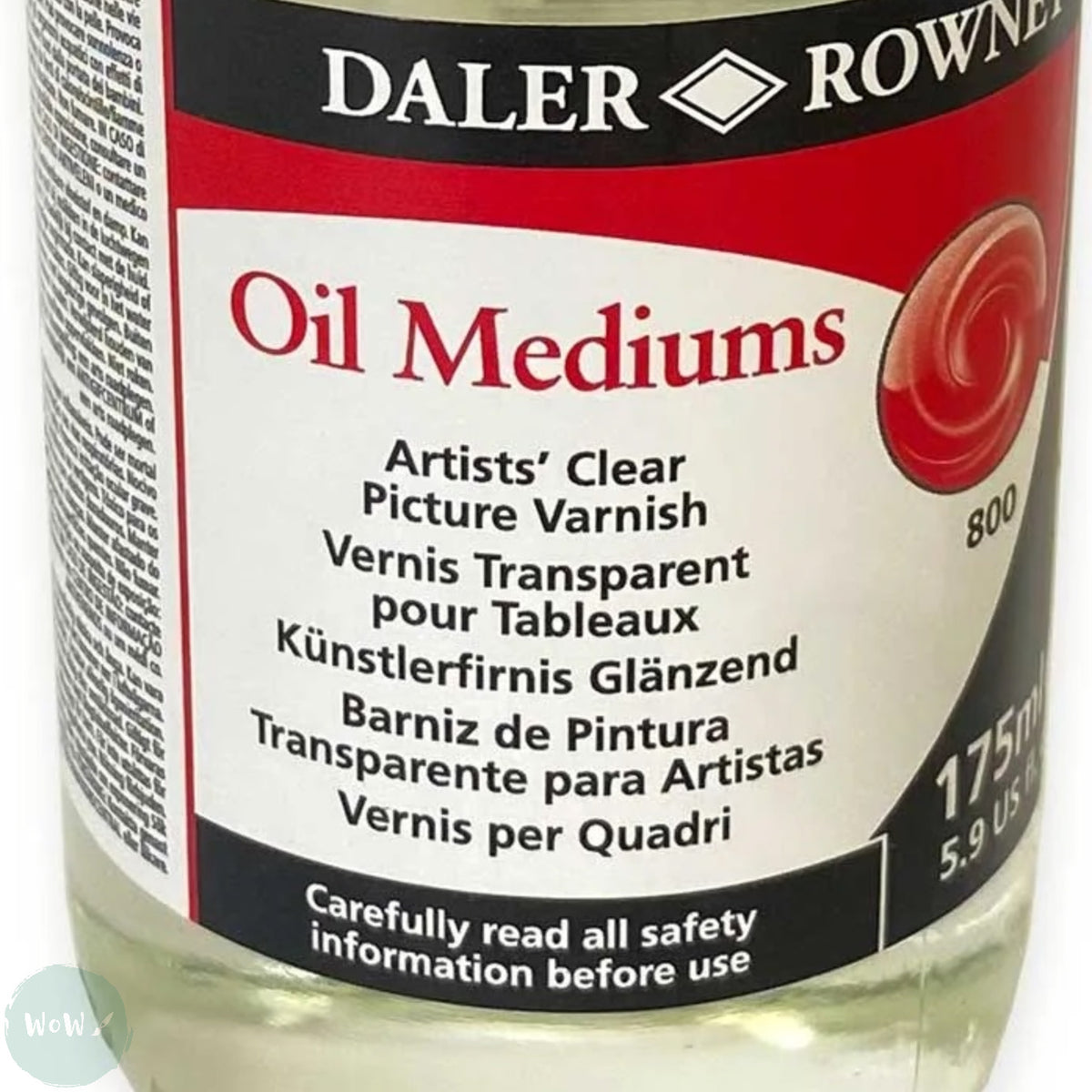 Varnish (Brush Applied) - Daler Rowney - 175ml - ARTISTS' CLEAR PICTUR ...
