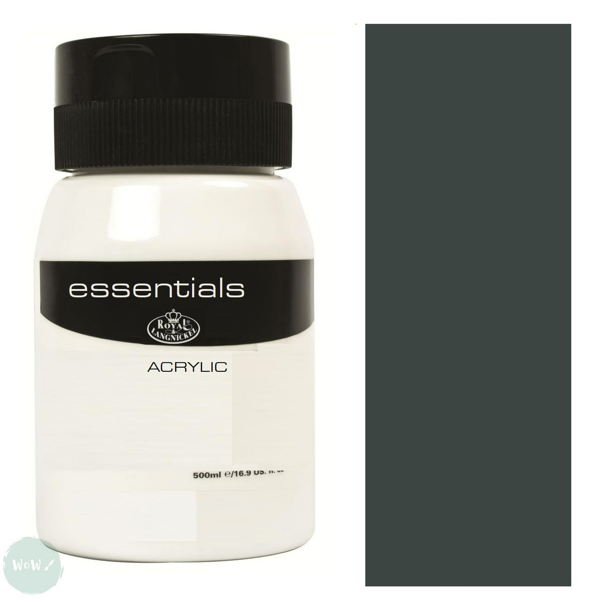 ACRYLIC PAINT - Essentials - 500ml – PAYNES GREY – WoW Art Supplies