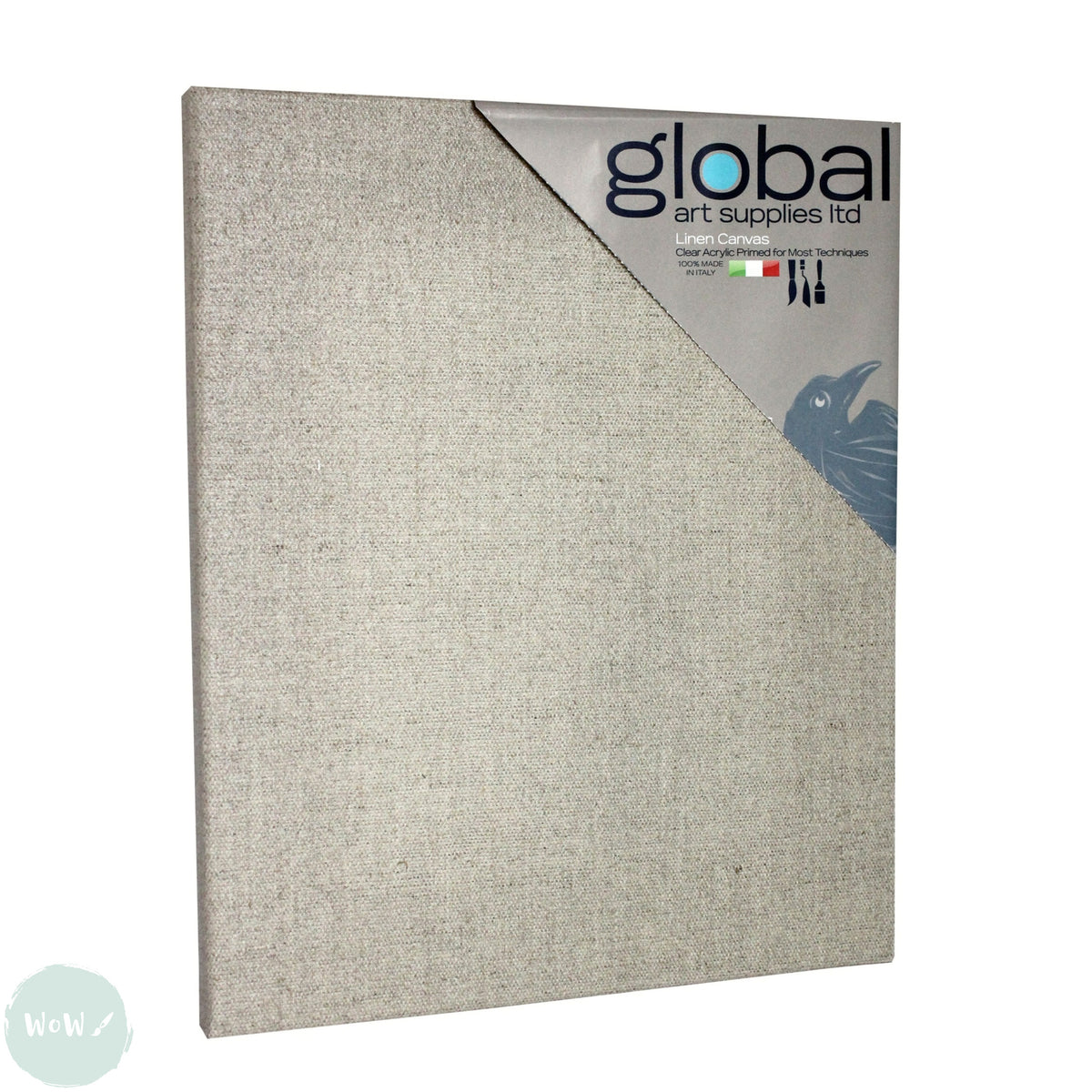 Stretched Canvas - LINEN - Clear Primed - -8 x 10", 203 x 254 mm – WoW ...