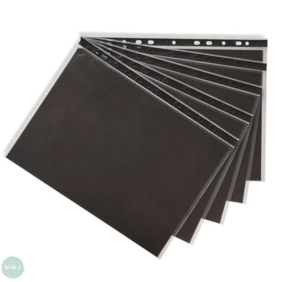 Presentation Portfolio with rings- JET SLEEVES - A3 (pack of 5) – WoW ...