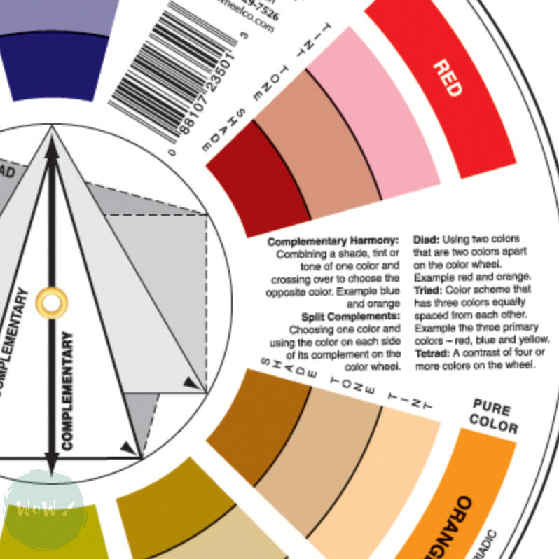 Color Wheel Mixing Guide Paint Wheel Pigment Color Mixing Guide For ...