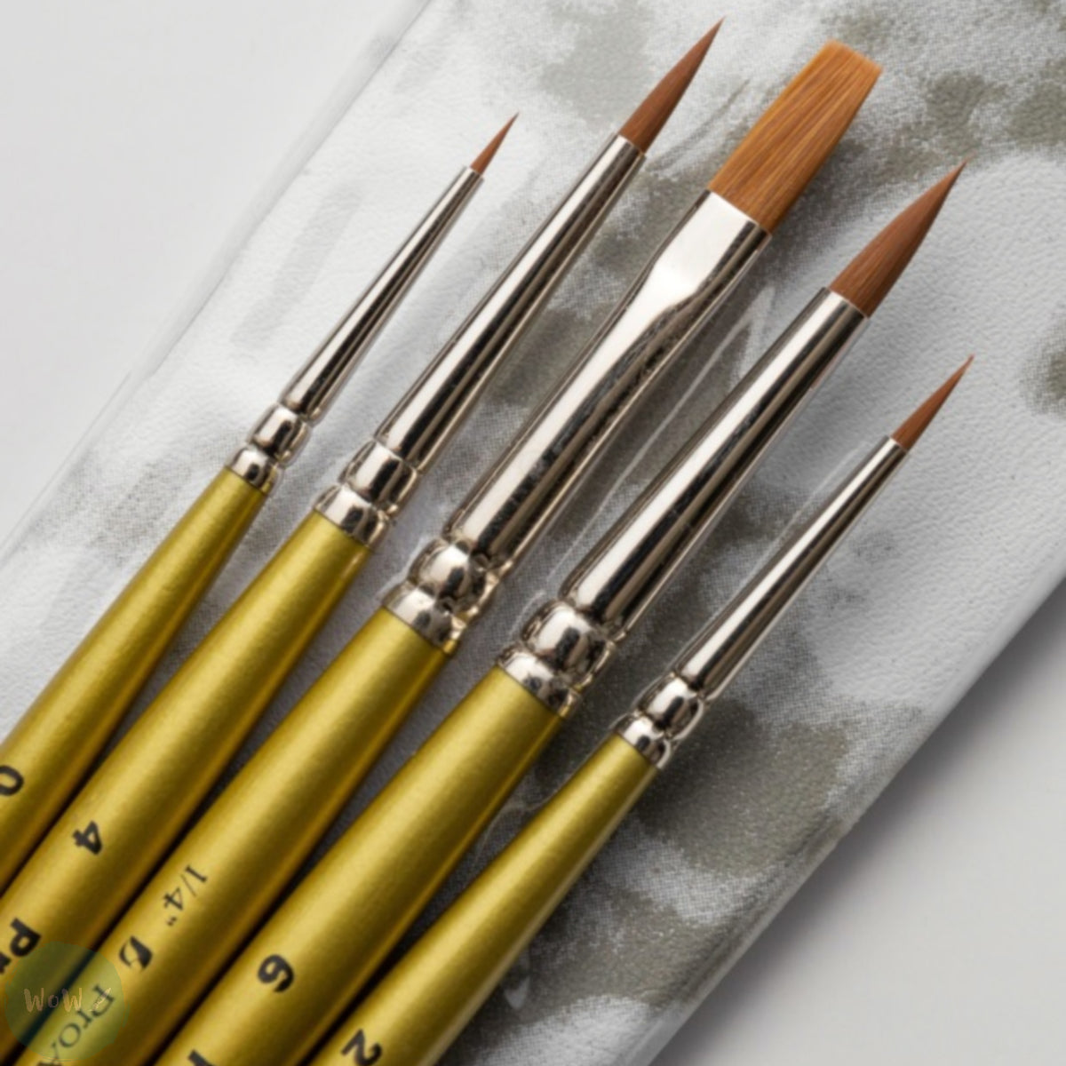 BRUSH SET - Prolene - MODEL SET - Brush Wallet Set - W4 – WoW Art Supplies