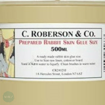 SURFACE PREPARATION - Roberson – Prepared Rabbit Skin Glue Size- 500ml ...