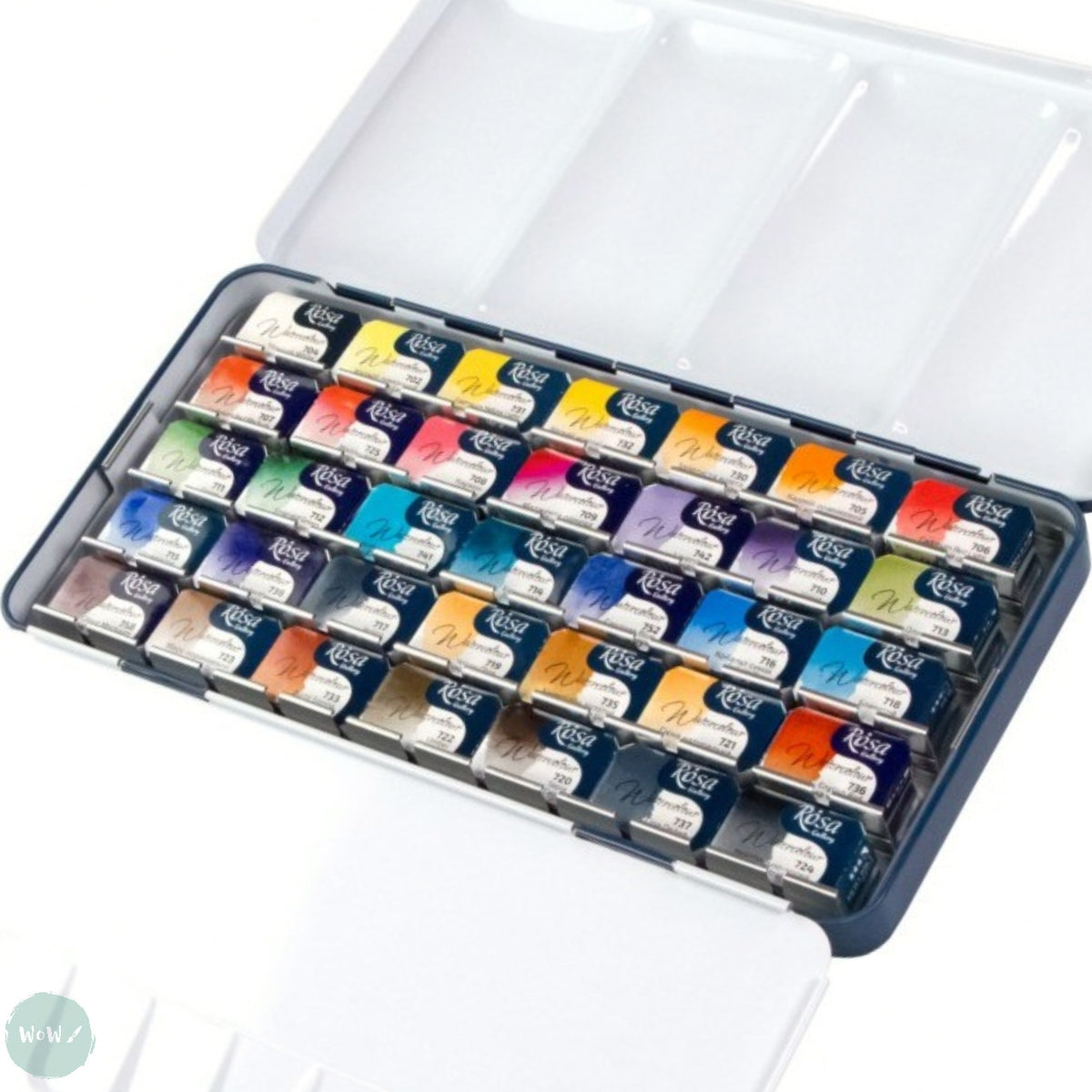 Watercolour Paint Sets - ROSA GALLERY - CLASSIC - Whole Pan Metal Tin ...