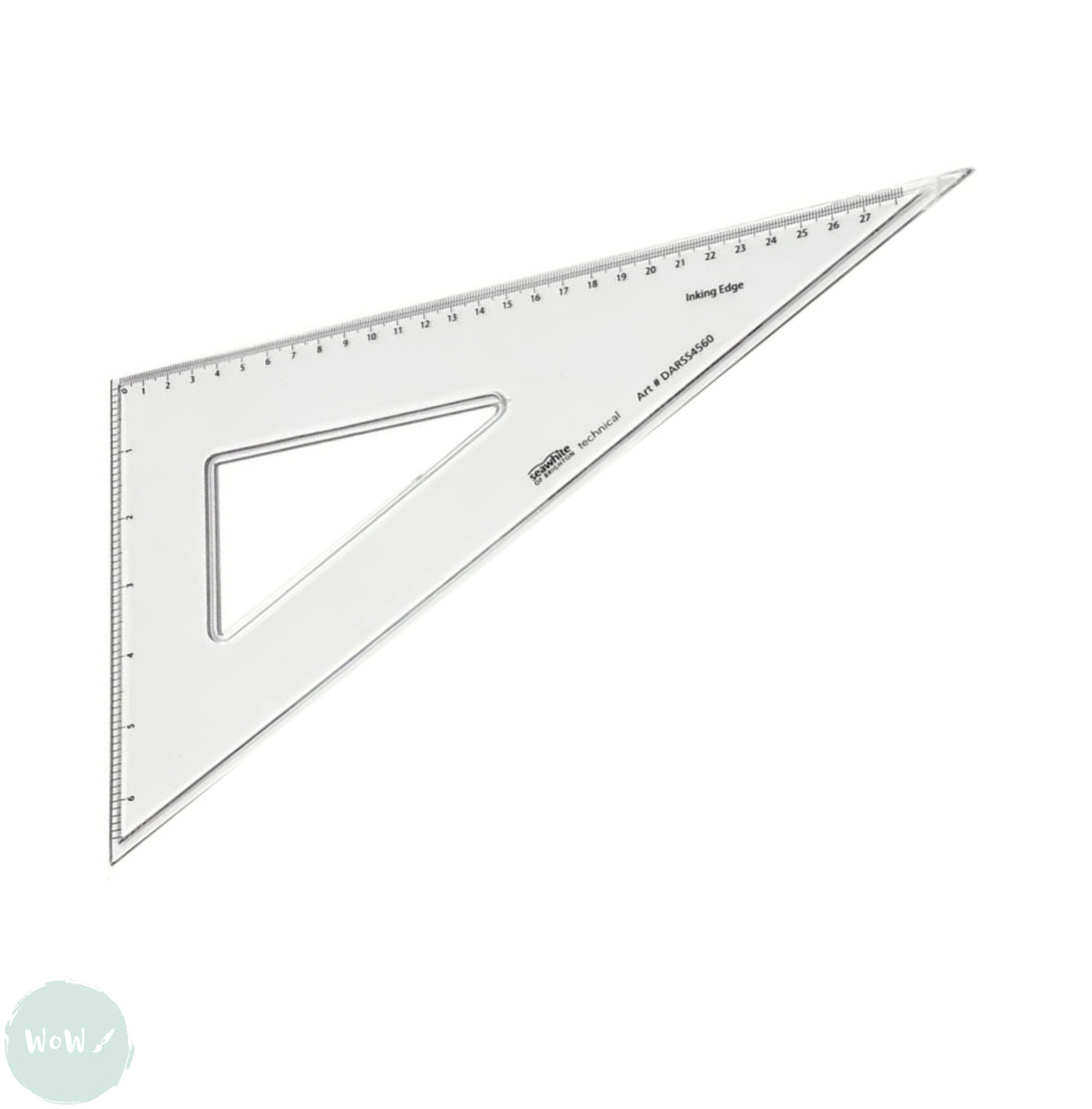 DRAWING ACCESSORY- Set of SET SQUARES, 1 each 45° 25cm, 60° 30cm – WoW ...