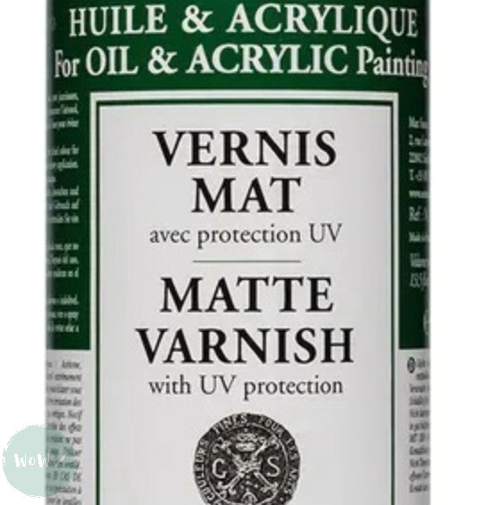 ARTISTS VARNISH SPRAY - Sennelier – MATT – 400ml – WoW Art Supplies
