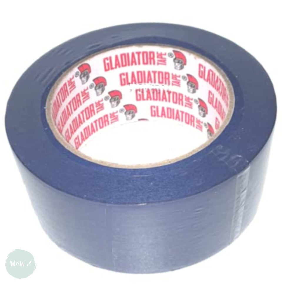 ADHESIVE TAPE - Masking - BLUE UV RESISTANT - 48mm x 50m – WoW Art Supplies