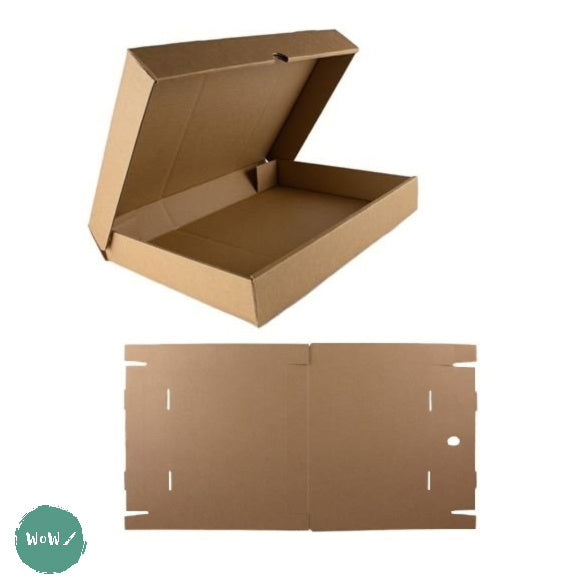 Storage Box - Corrugated Cardboard - A4 – WoW Art Supplies