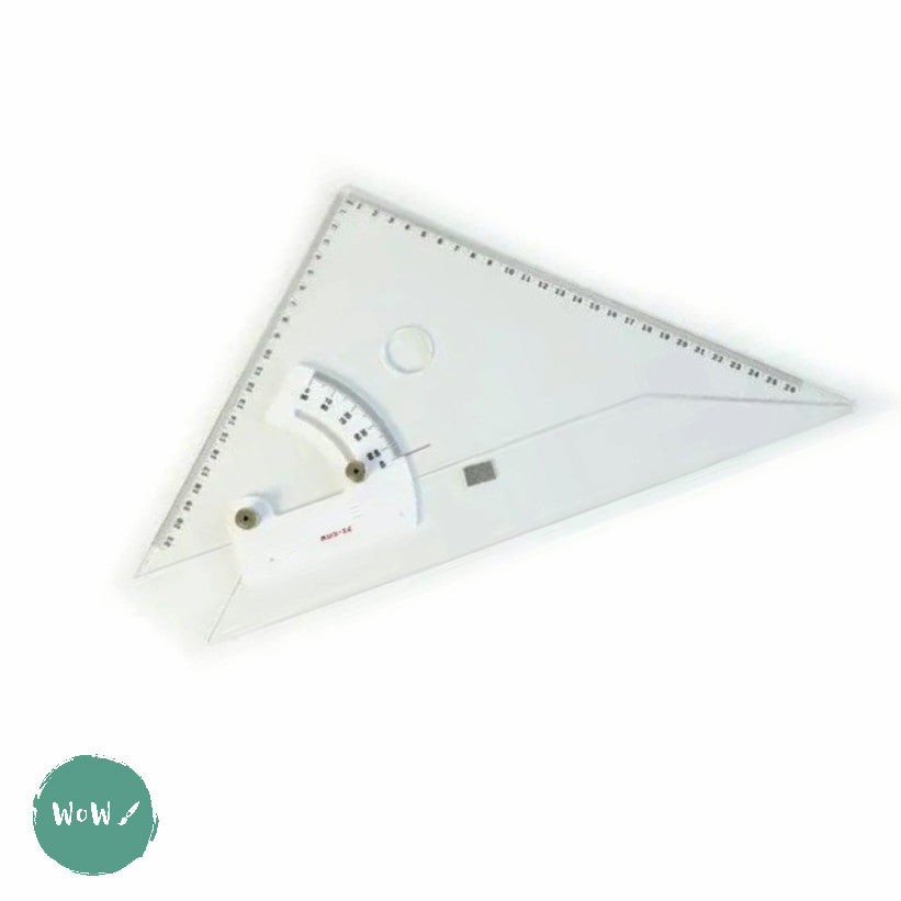 DRAWING ACCESSORY- Adjustable Set Square - 12" / 300mm – WoW Art Supplies