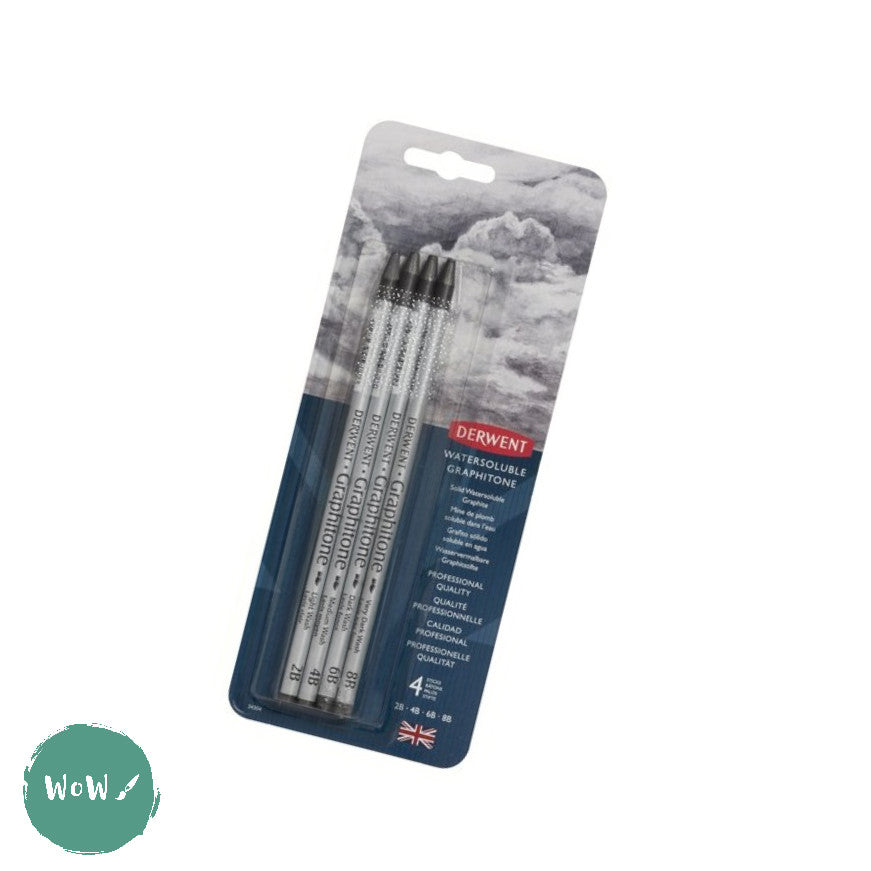 Pure Graphite - Derwent- Water-soluble Graphitone Graphite Sticks - Pa ...