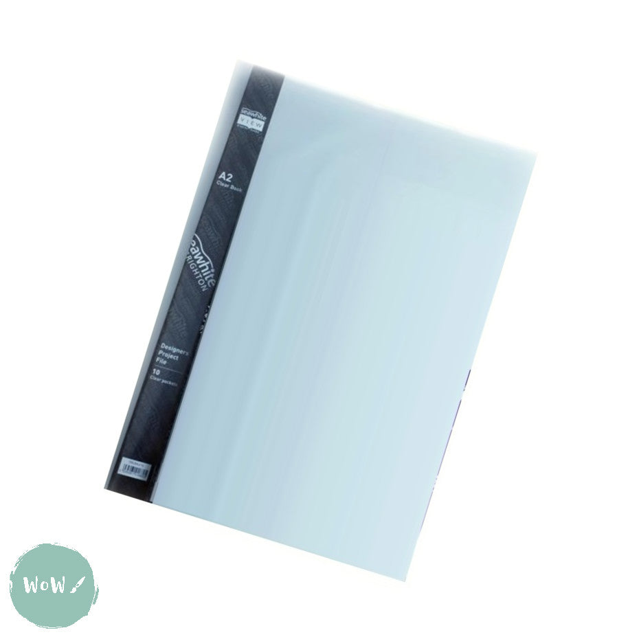 Display Book- Seawhite 'View' A2 Clear Book, 10 clear pockets – WoW Art ...
