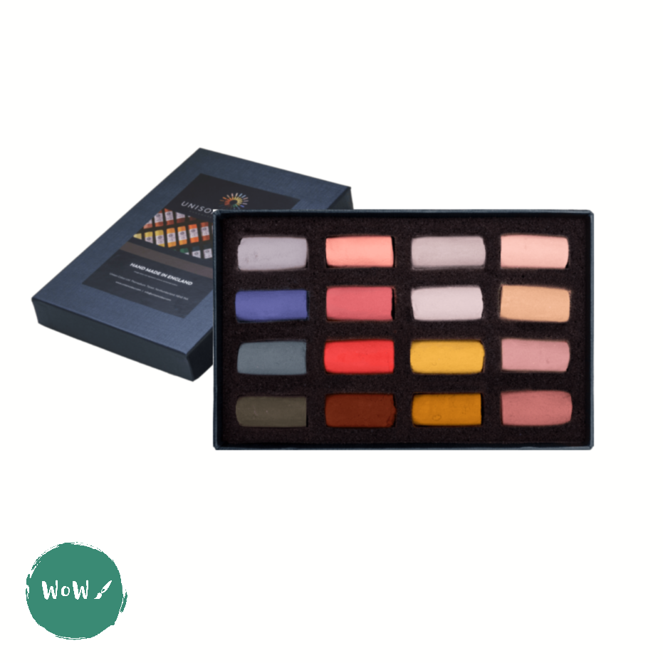 Soft Pastels Sets - UNISON - Half Pastel - Portrait 16 – WoW Art Supplies