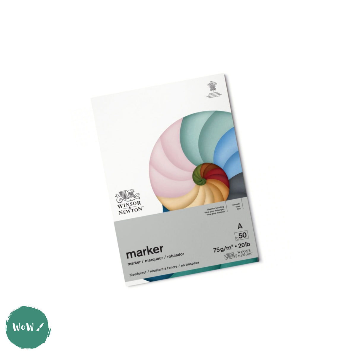 MARKER PEN BLEED-PROOF PAPER PAD - Winsor & Newton - 75gsm – A4 – WoW ...