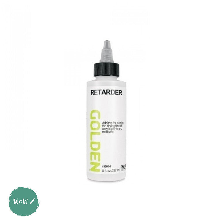 ACRYLIC MEDIUMS - GOLDEN - Retarder - 118ml – WoW Art Supplies